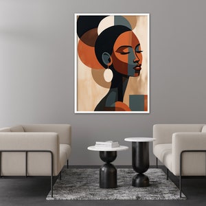 African Woman Wall Art Afrocentric Wall Decor African Art Prints ...