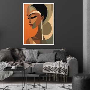 African Woman Wall Art Afrocentric Wall Decor African Art Prints ...