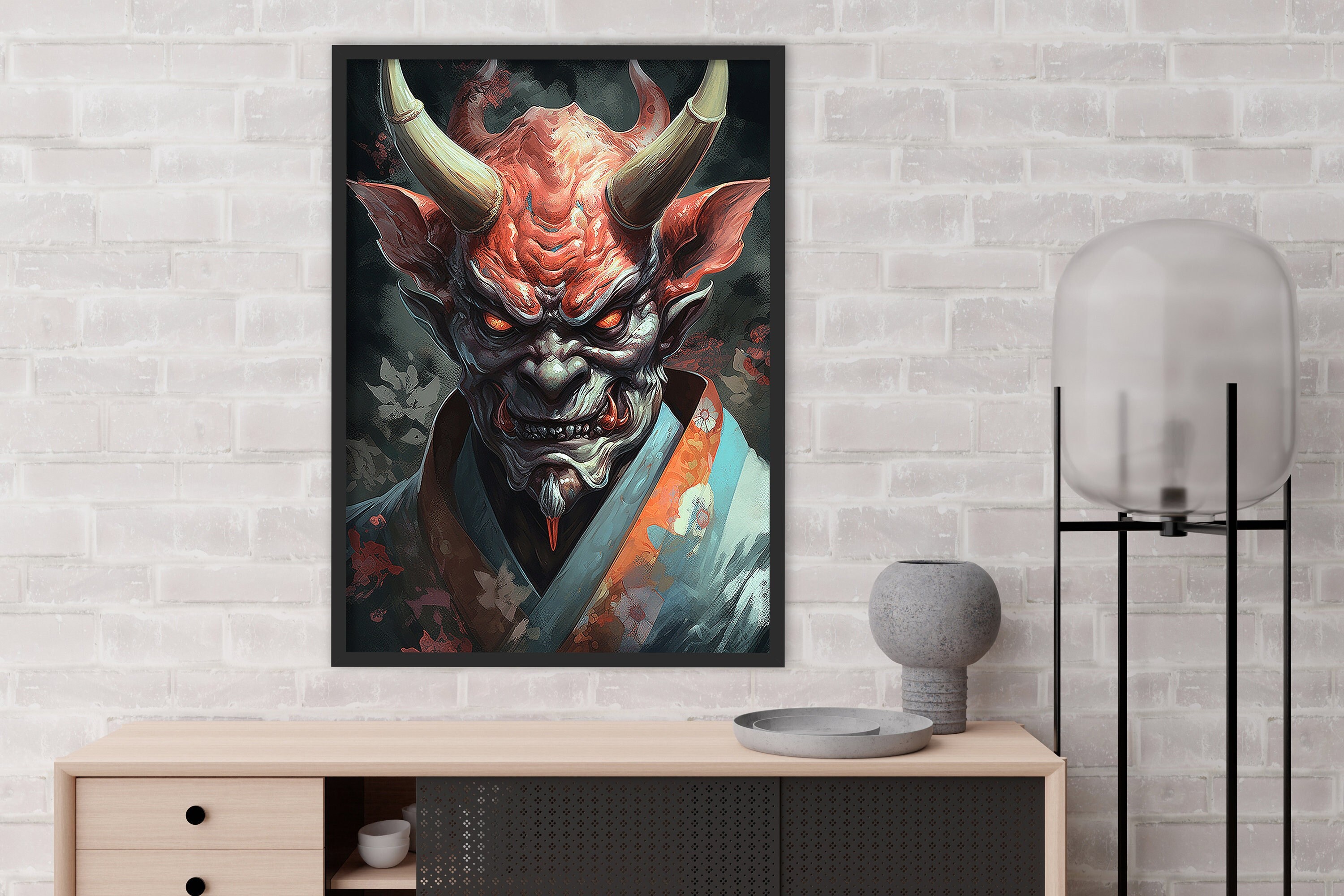 Japanese Oni Painting