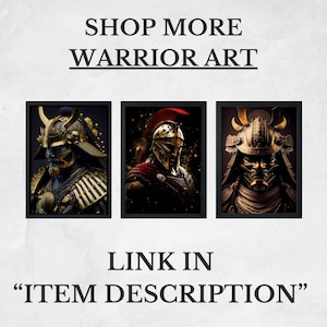 Golden Samurai Wall Art Golden Samurai Painting Samurai Wall Art for ...