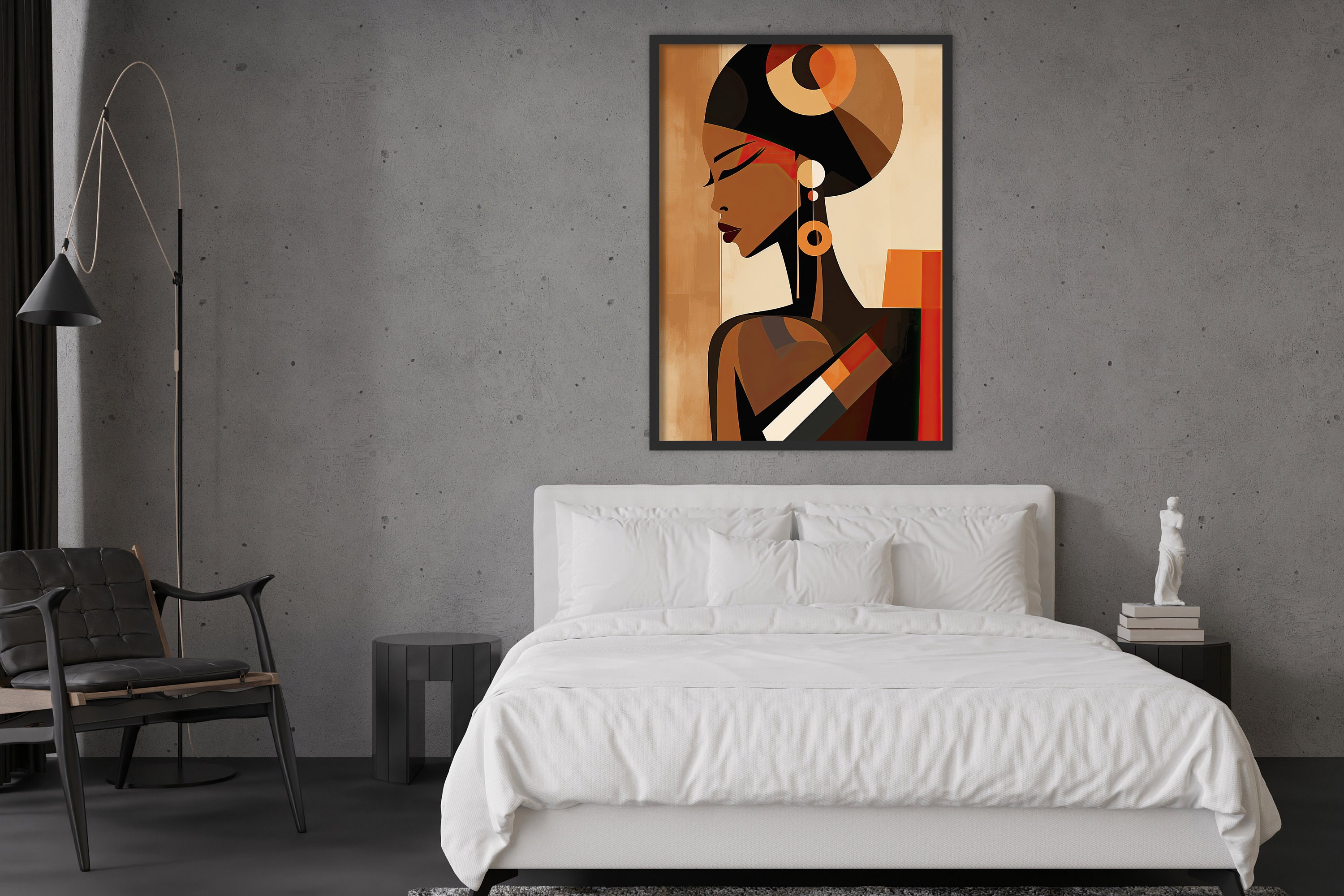 African Woman Wall Art Afrocentric Wall Decor African Art Prints ...
