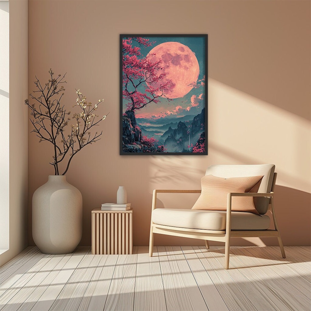 Oriental Landscape Painting Asian-inspired Art Tranquil Home Decor ...