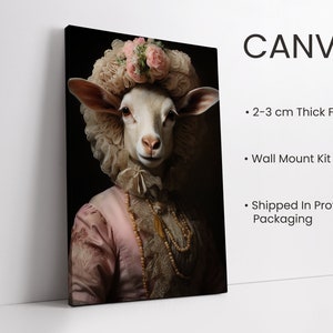 Renaissance Sheep Painting Sheep in Classical Art Renaissance-style ...
