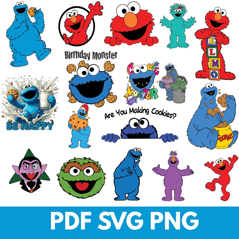 Cookie Monster - Etsy