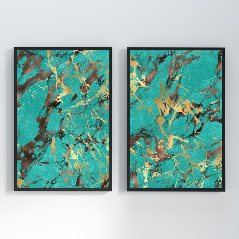 Turquoise Office - Etsy