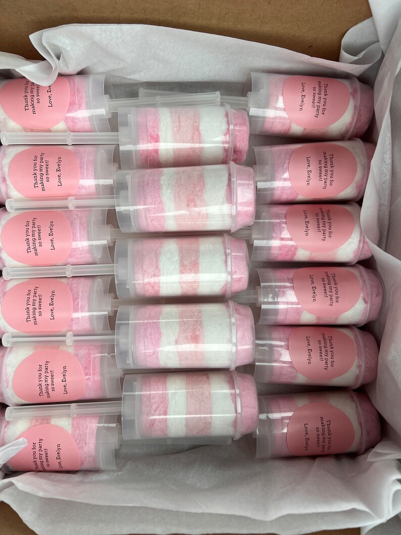 Fresh Cotton Candy Push Pop Party Favors, Birthday/special Occassions ...
