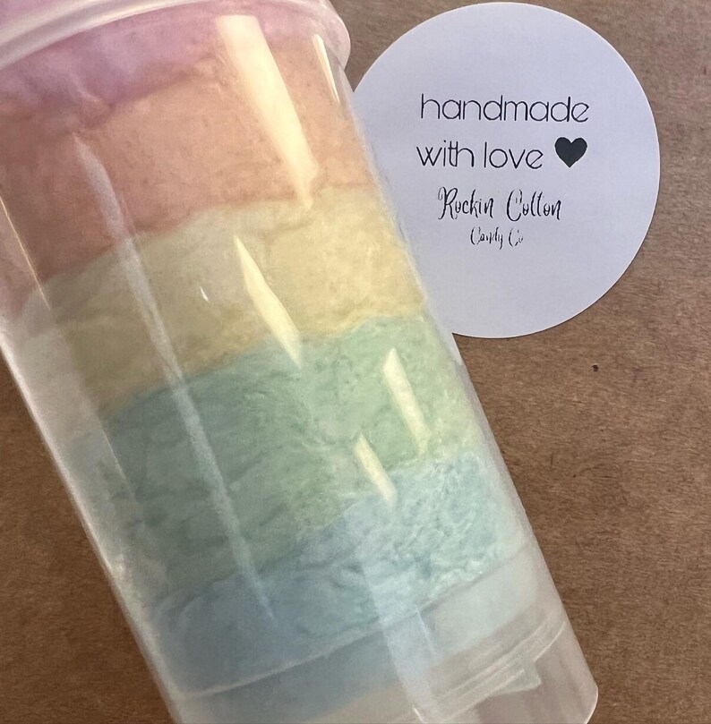 Fresh Cotton Candy Push Pop Party Favors, Birthday/special Occassions ...