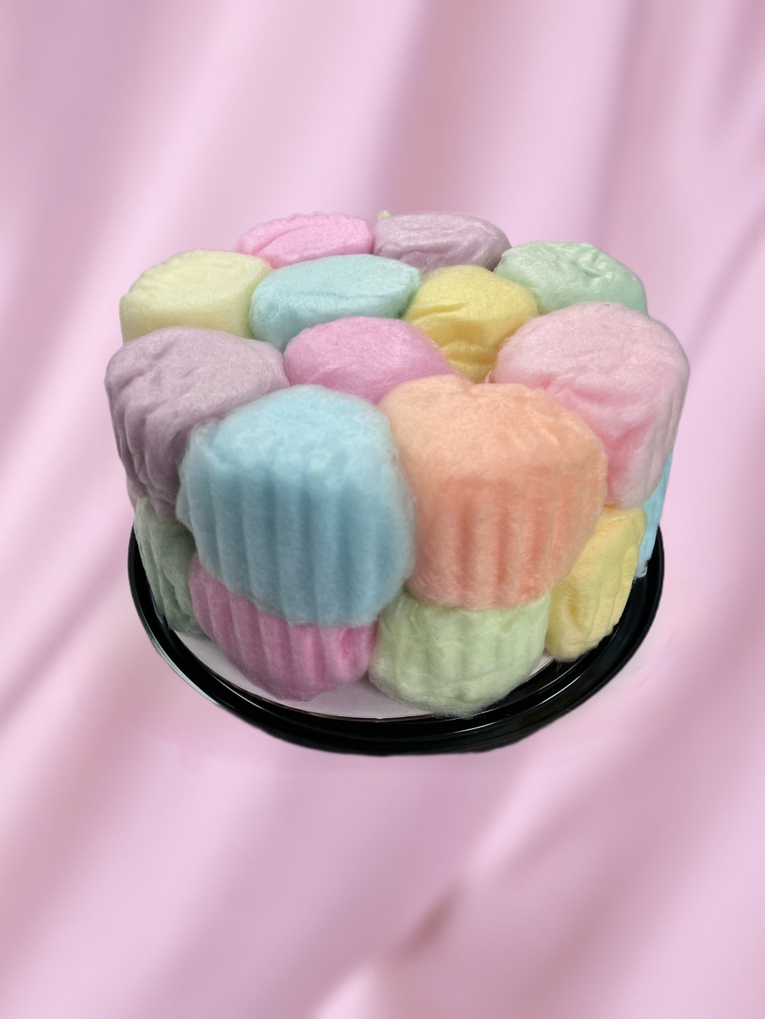 Fresh Cotton Candy Pull Apart Puff Cake, Birthday/special Occassions ...