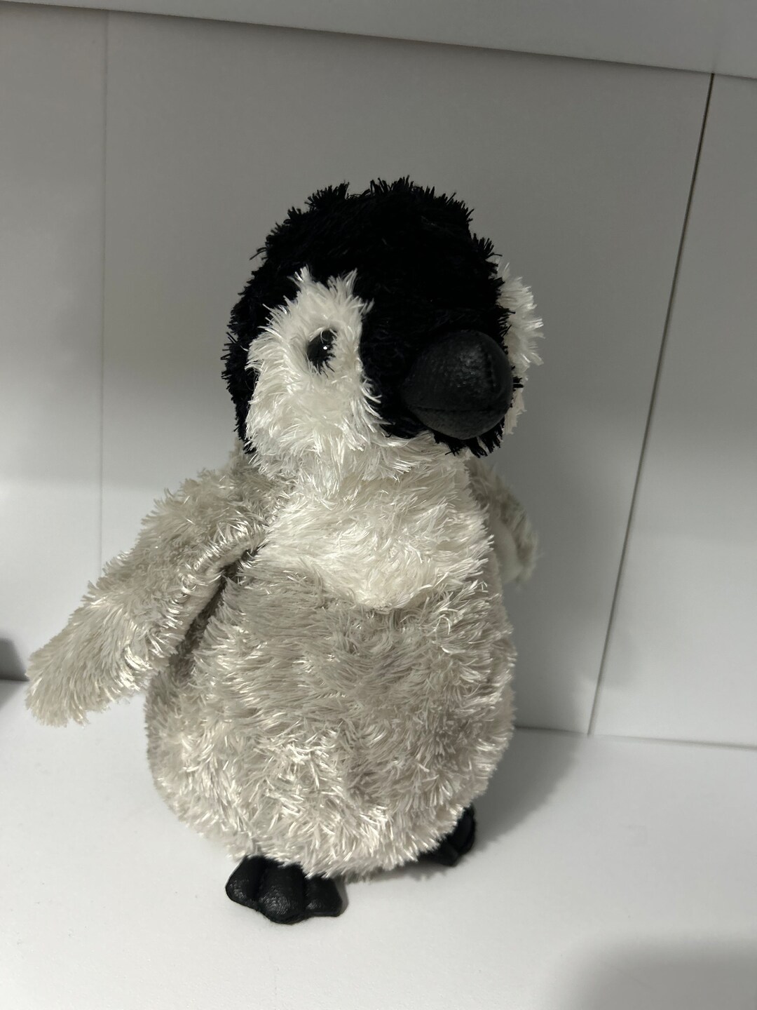 Little Lost Baby Penguin Fluffy Beanie Cheater Zoo Plush Soft Toy ...