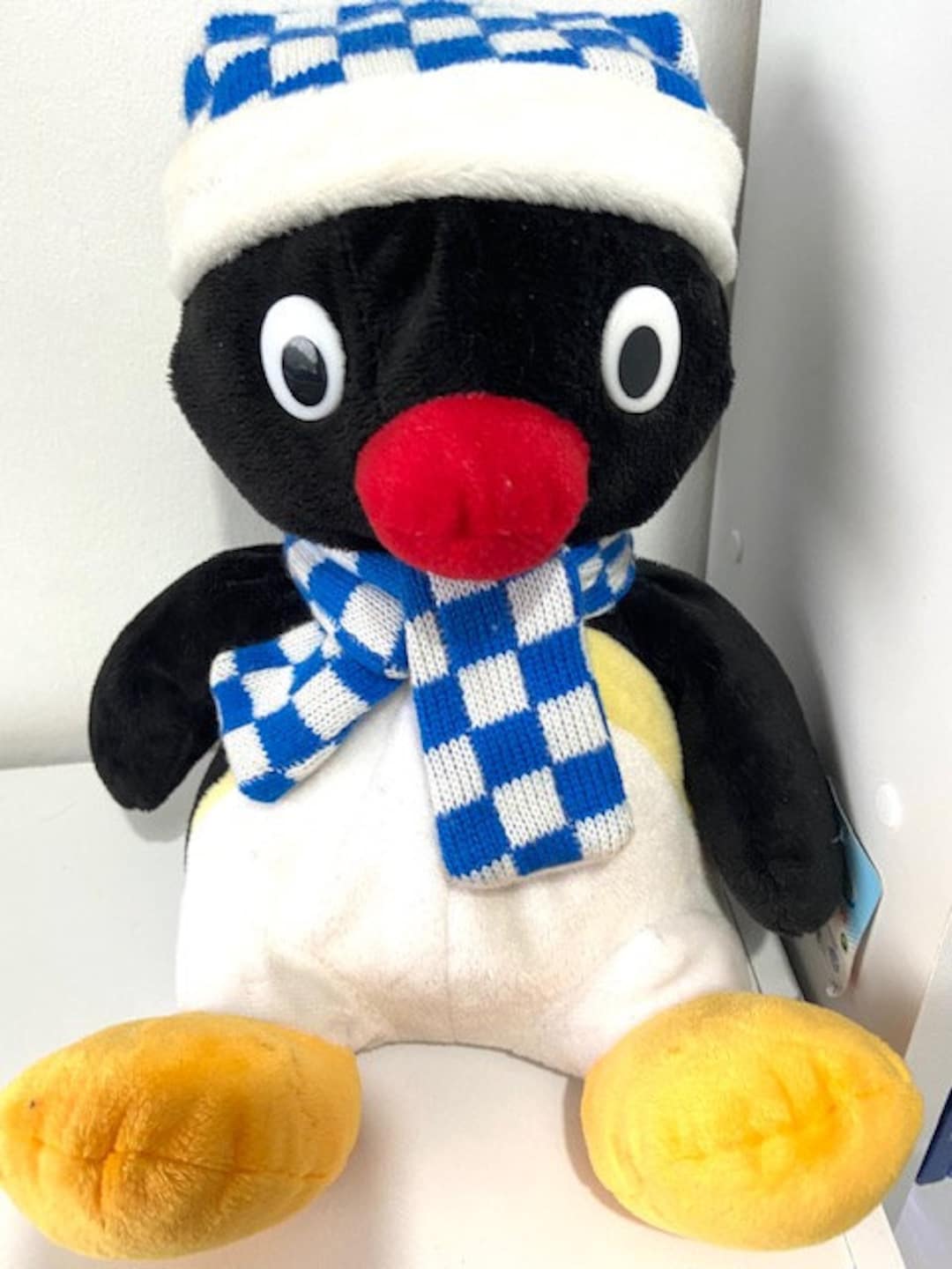 Rare Pingu the Penguin Plush Soft Toy With Blue Hat & Scarf - Etsy