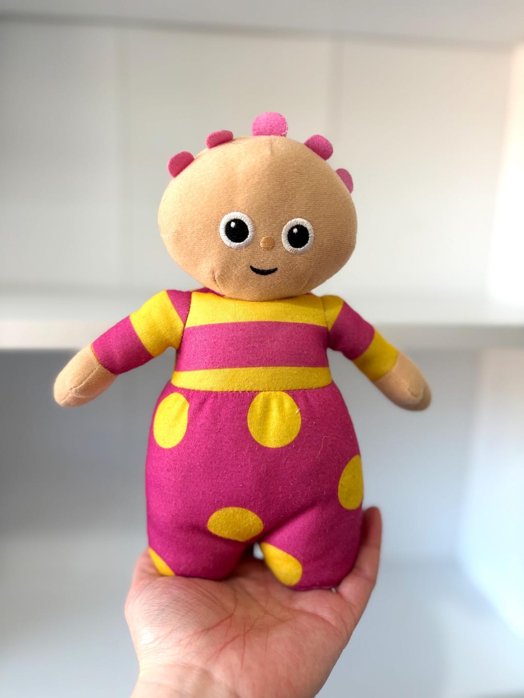 Vintage Tombliboo Pink & Yellow From in the Night Garden Cbeebies Plush ...