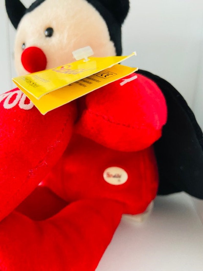 Rare Sunkid Red Devil Plush Soft Toy Holding I LOVE YOU Heart - Etsy