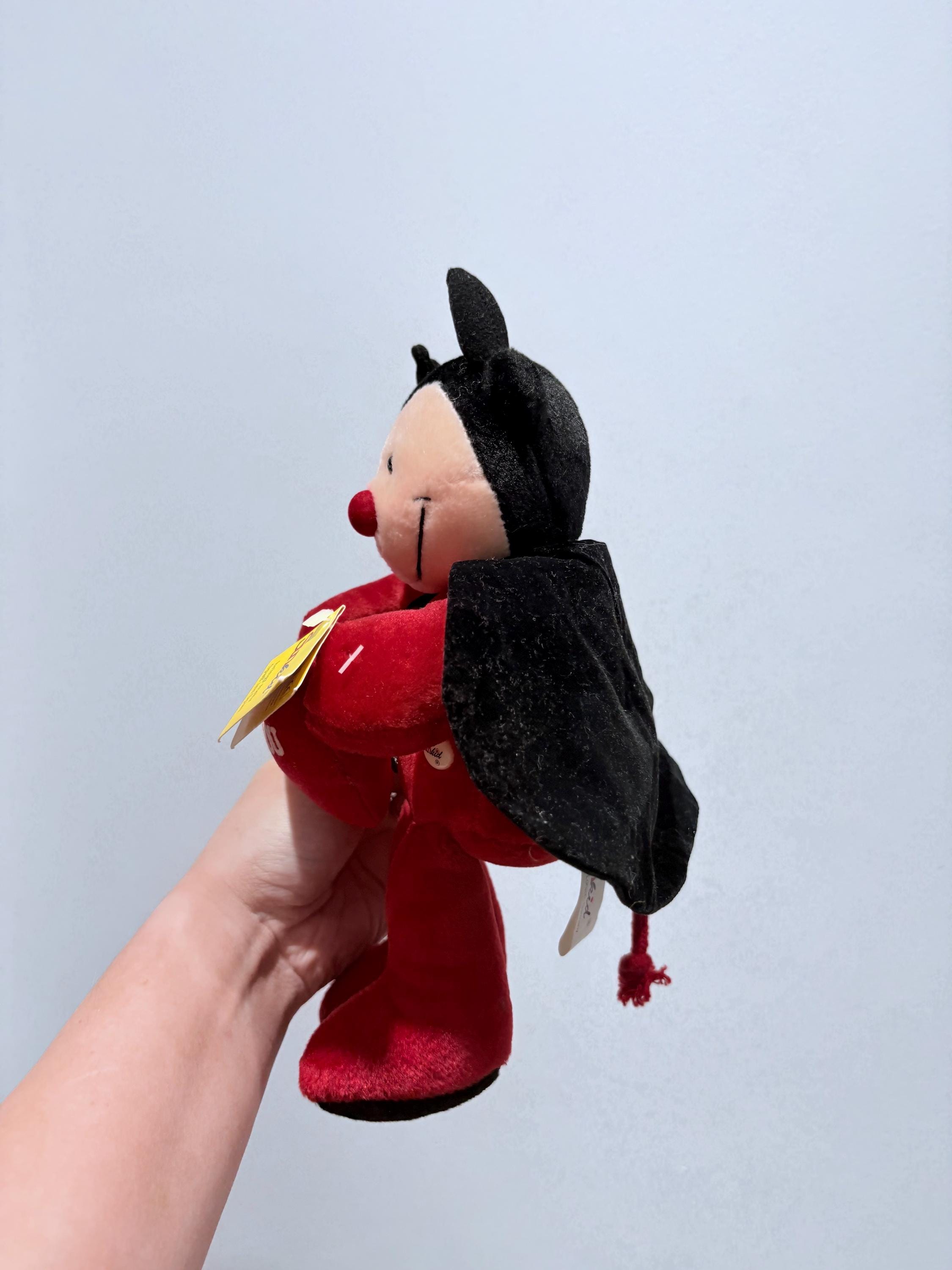 Rare Sunkid Red Devil Plush Soft Toy Holding I LOVE YOU Heart 9" 23cm ...