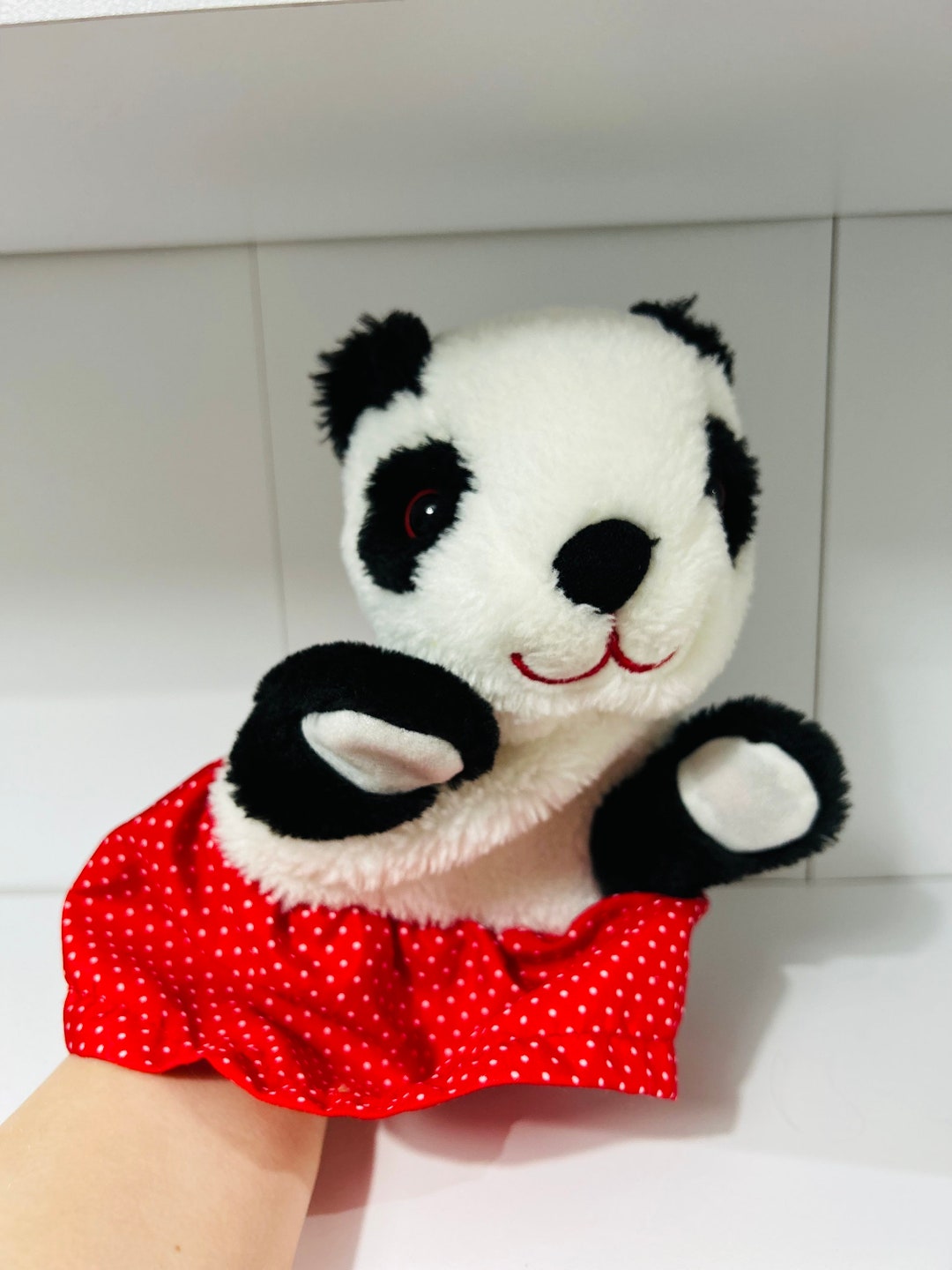 Vintage Sue the Panda Hand Puppet Plush Soft Toy BBC Childrens Show ...