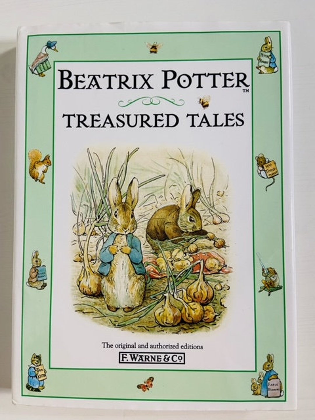 Vintage Beatrix Potter Book Treasured Tales Collection Peter Rabbit Tom ...