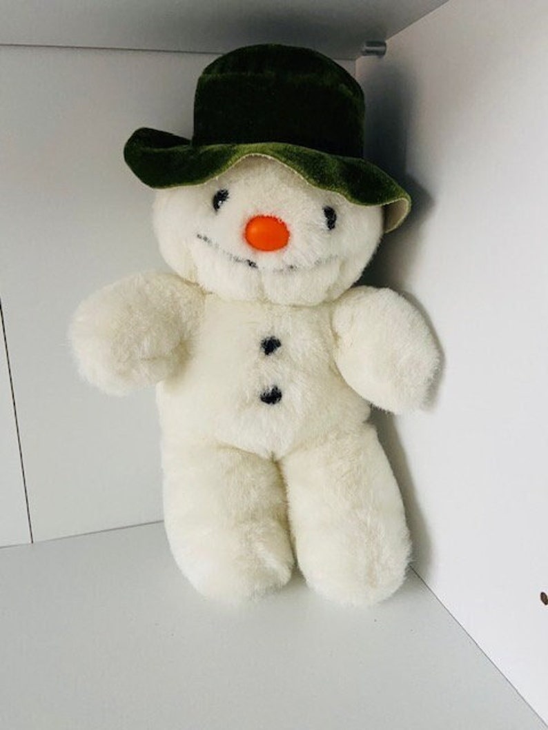 Vintage the Snowman by Raymond Briggs 1985 Golden Bear Plush Soft Toy ...
