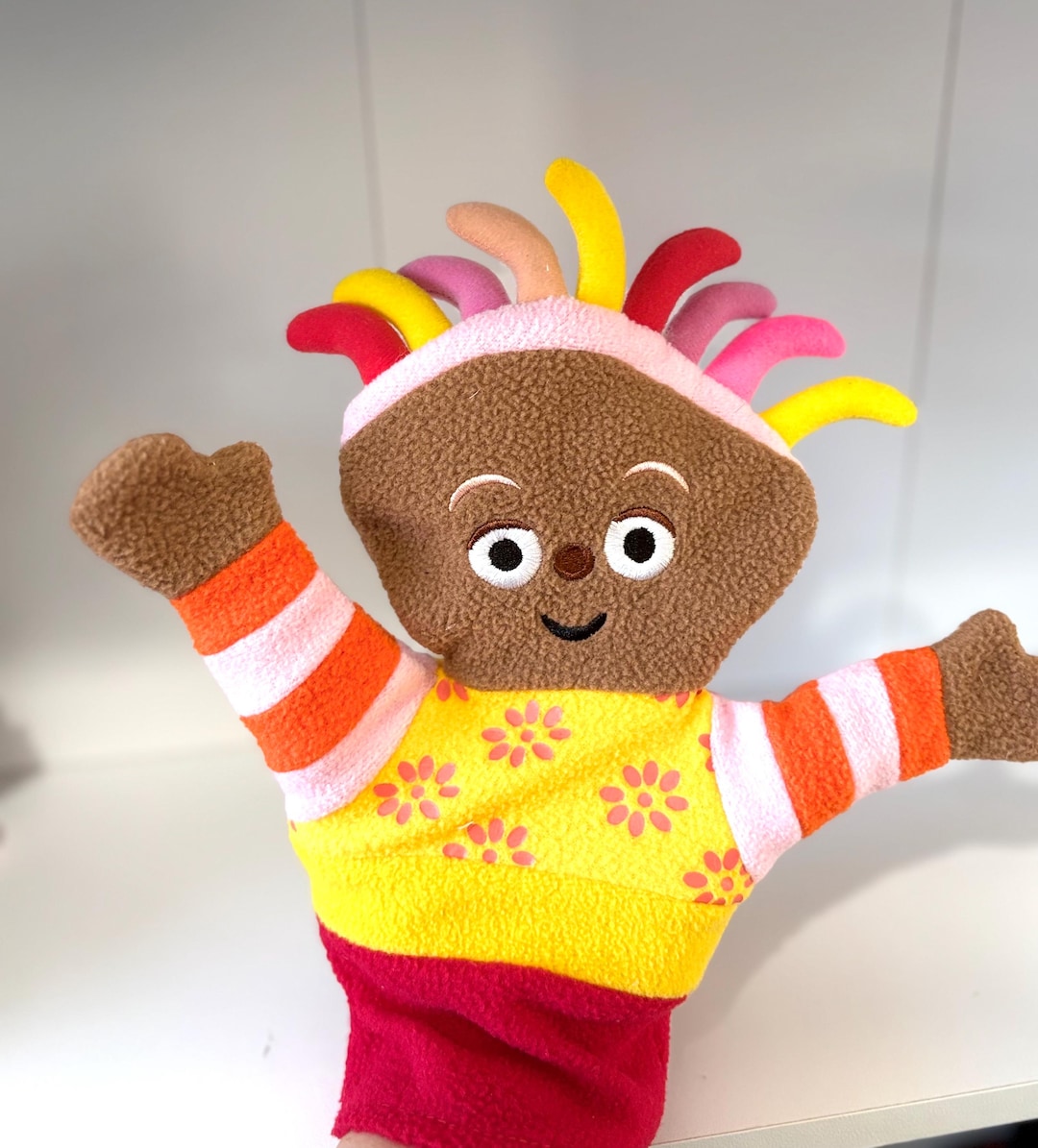 Hand Puppet in the Night Garden Iggle Piggle Blue Vintage Soft Toy ...