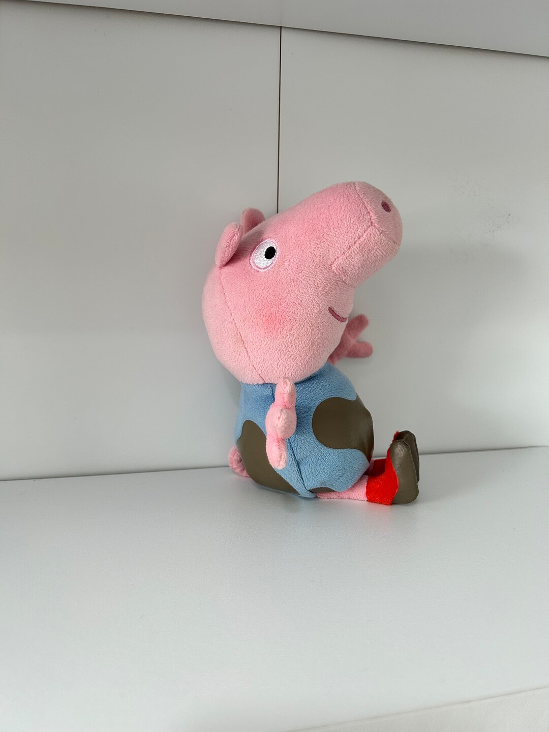 Peppa Pig George Pig Muddy Ty Beanie Babies Plush Soft Toy Nick Jr Pre ...