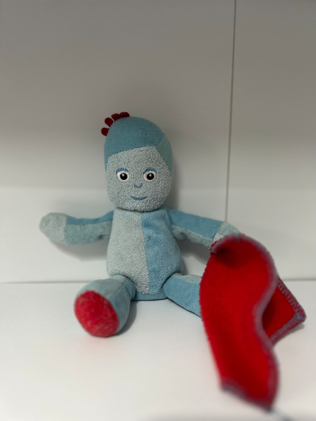 Vintage Small in the Night Garden Soft Plush Toy Iggle Piggle With Red ...