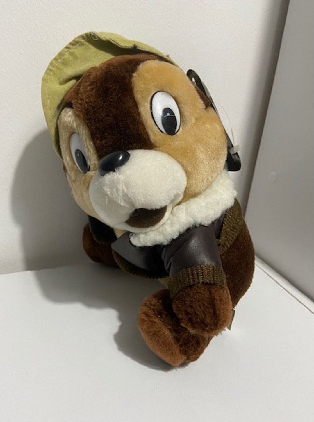 Vintage Nuzzlers Chip / Dale the Chipmunk Plush Toy Indiana Jones ...