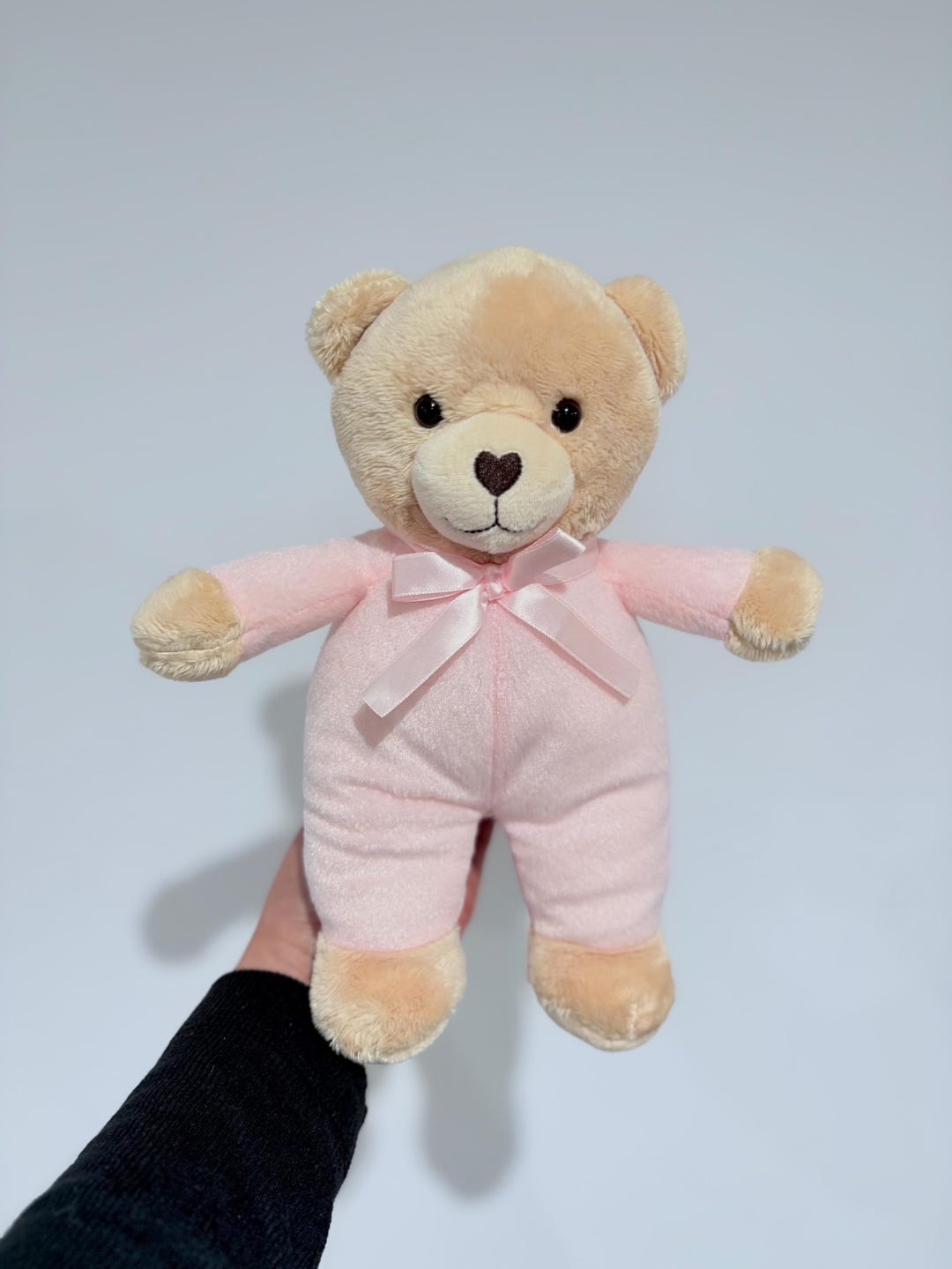 TLC Pink Teddy Bear Soft Plush Toy | Baby Girl Comforter Gift - Etsy