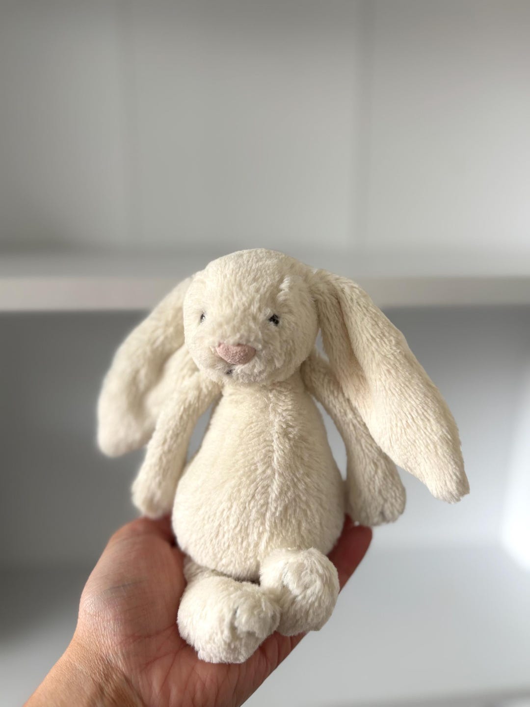 Jellycat Small White Cream Bashful Bunny Retired Plush Soft Toy ...