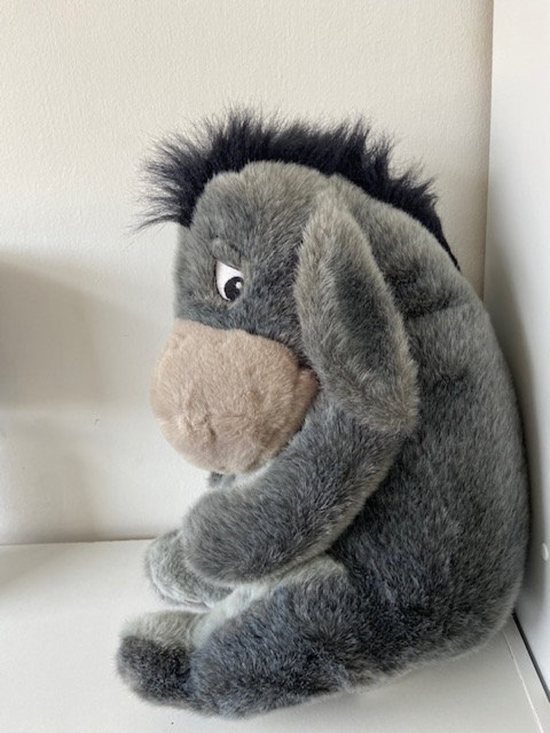 Large Vintage Sitting up Eeyore Disney Parks Plush Soft Toy Vintage ...