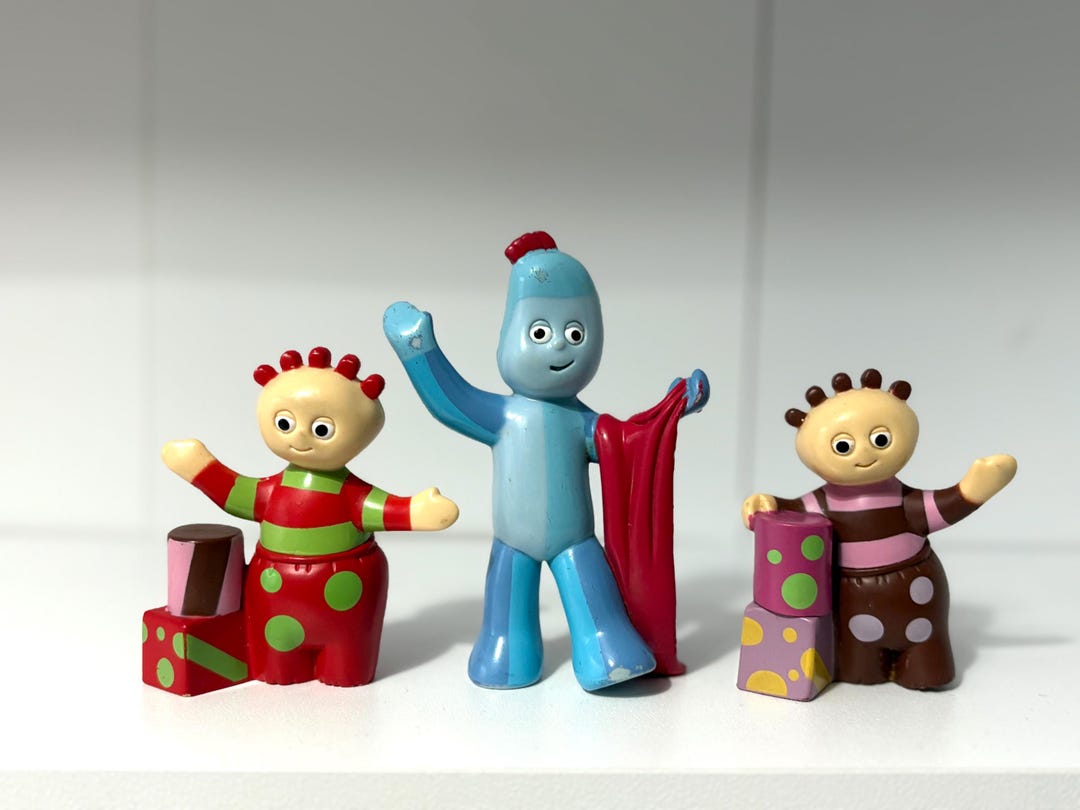 Vintage Small in the Night Garden Toy Fingures Bundle Iggle Piggle ...
