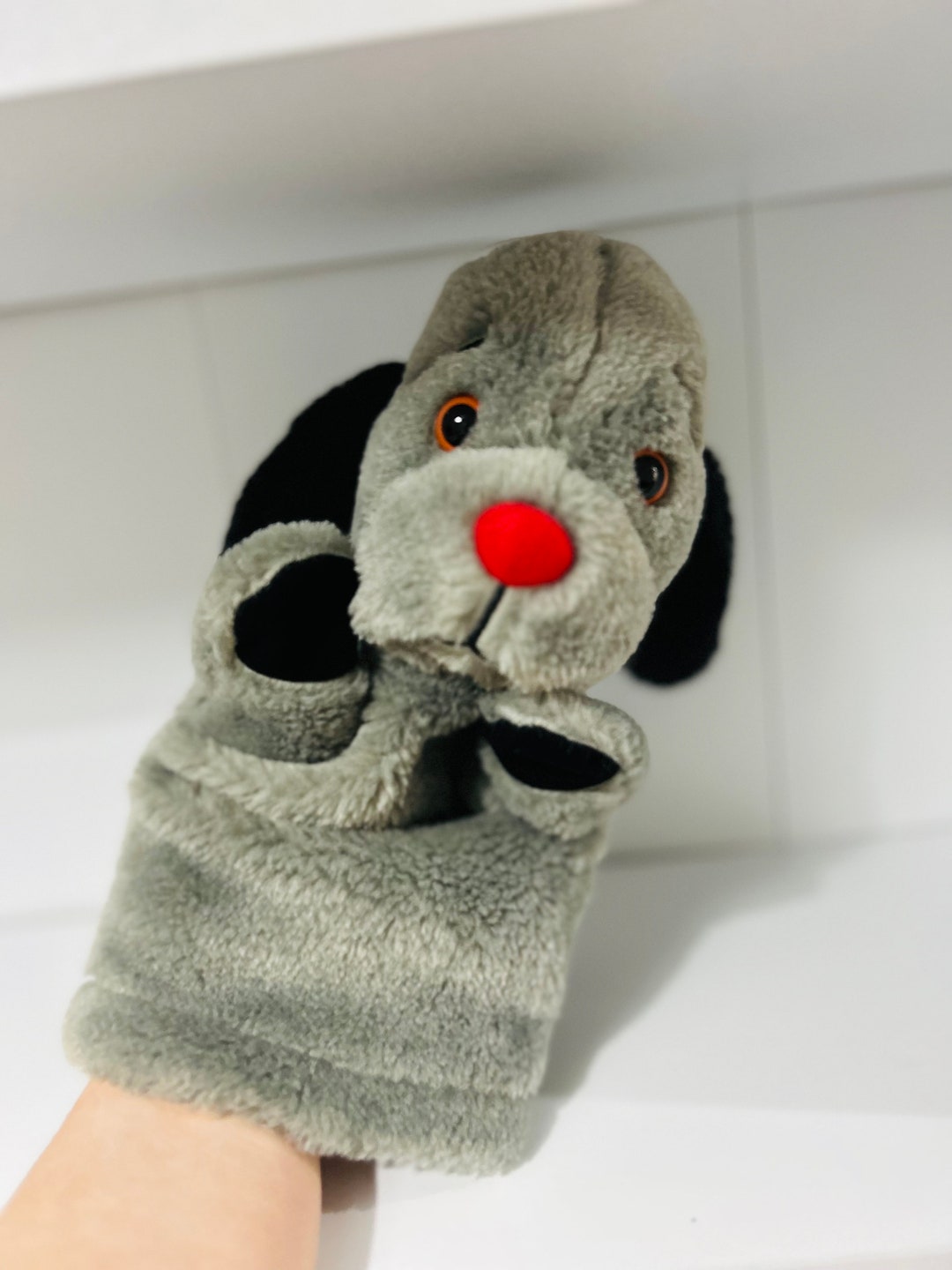 Vintage Sweep the Dog Hand Puppet Plush Soft Toy BBC Childrens Show ...