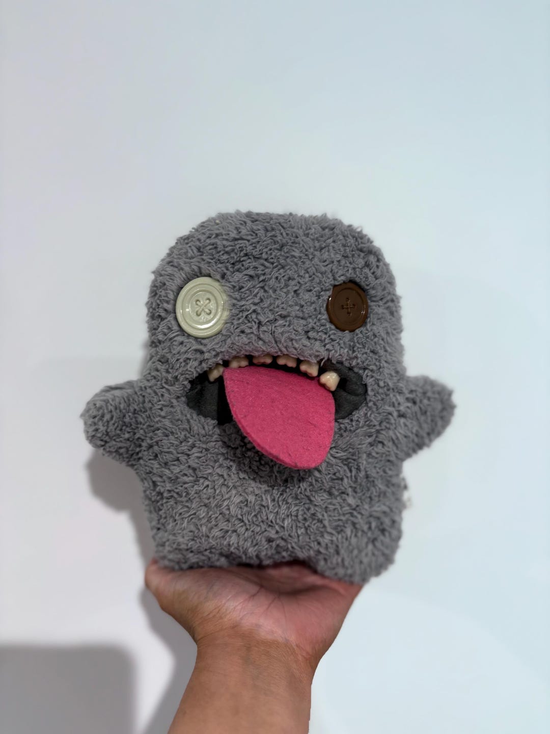 Fuggler by Spinmaster ‘oogah Boogah’ Grey Furry Ugly Monster Soft Plush ...