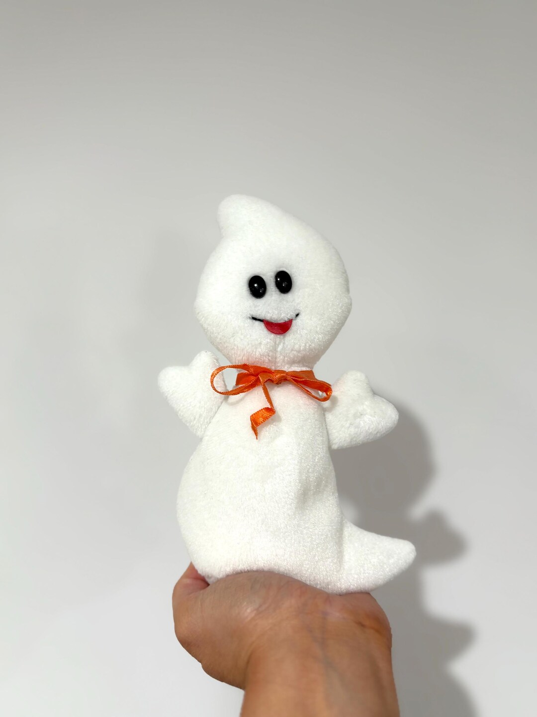Ty Beanie Baby Spooky the Ghost, Halloween Plush Soft Toy 90s Vintage ...