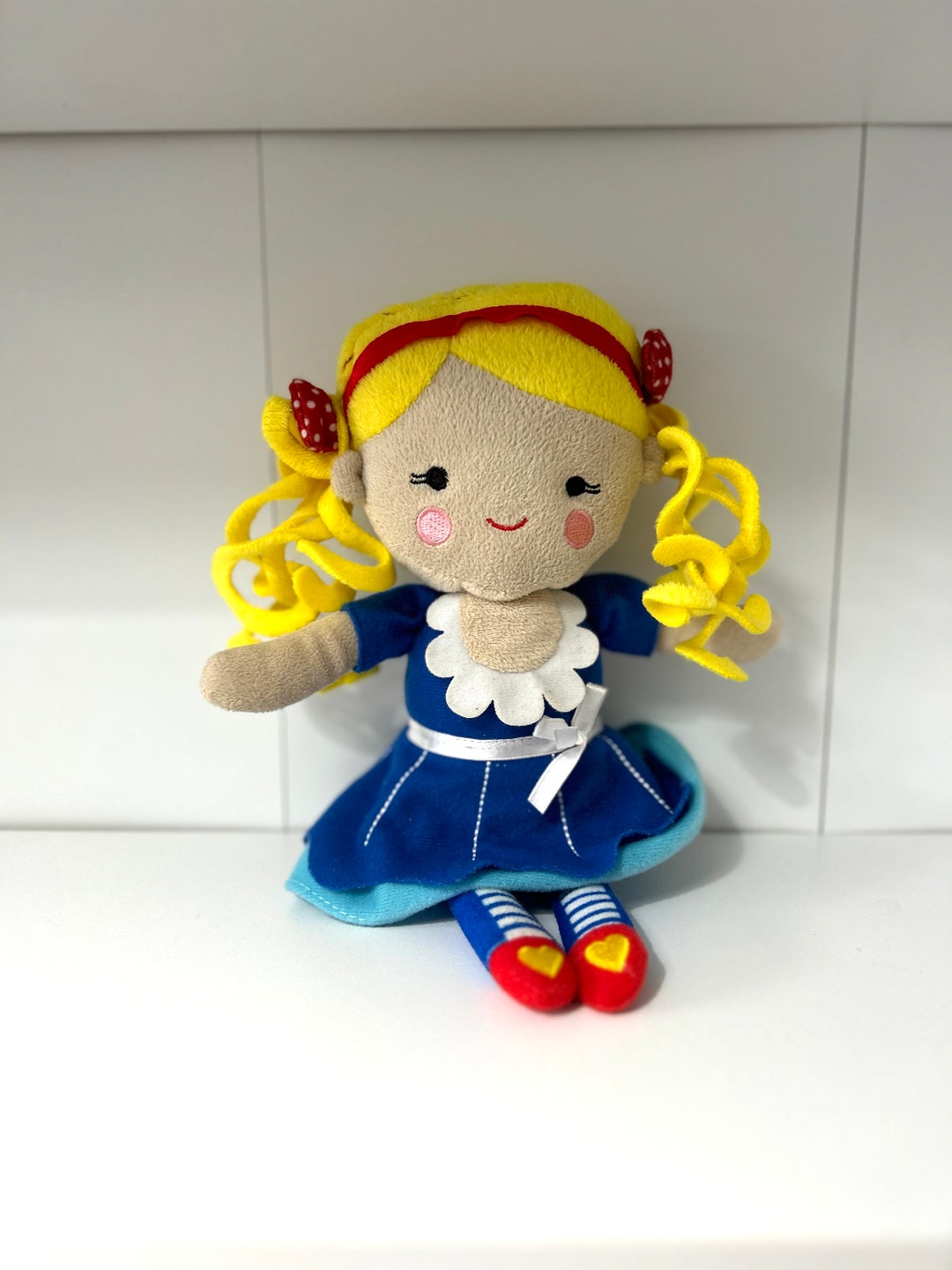 Retired Wilko Blonde Rag Doll Plush Soft Toy Childrens Comforter 2000s ...