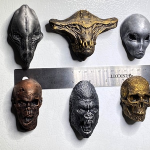 Classic Grey Alien Magnet - Etsy