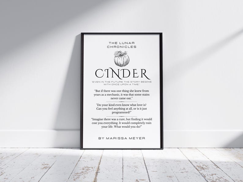 Lunar Chronicles Poster Set: Cinder, Scarlet, Cress, Winter (digital ...