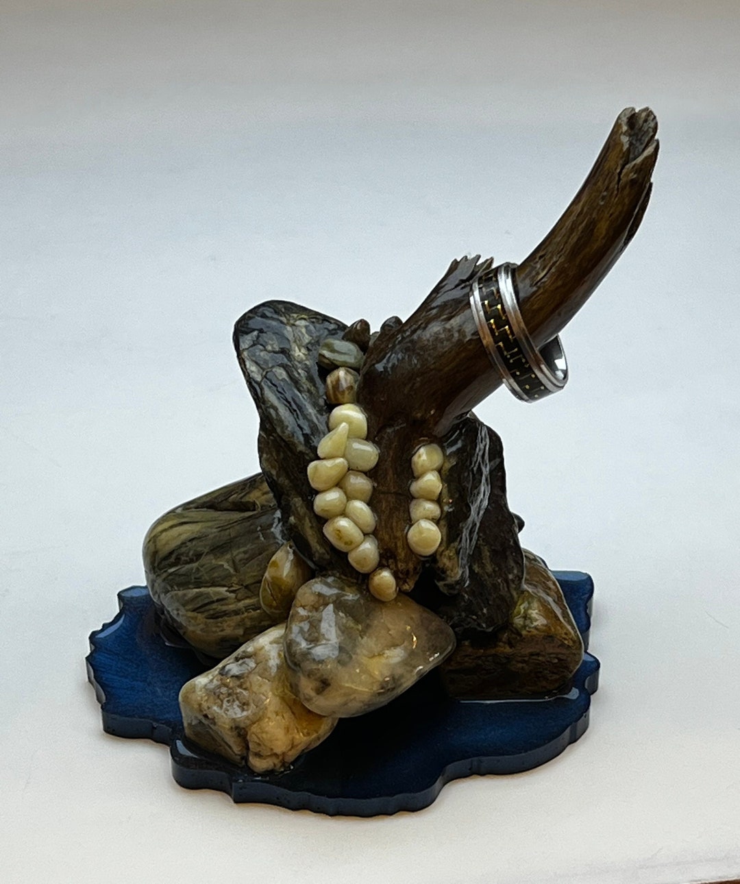 Ring Holder, Driftwood, Stone Stacking, Cairn Stone Art, Balancing ...