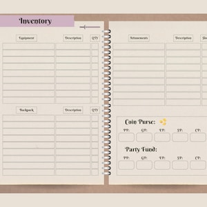 Dnd Digital Notebook | D&D Campaign Journal | Dungeons and Dragons ...