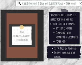 Dnd Digital Notebook | D&D Campaign Journal | Dungeons and Dragons ...