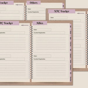 Dnd Digital Notebook | D&D Campaign Journal | Dungeons and Dragons ...