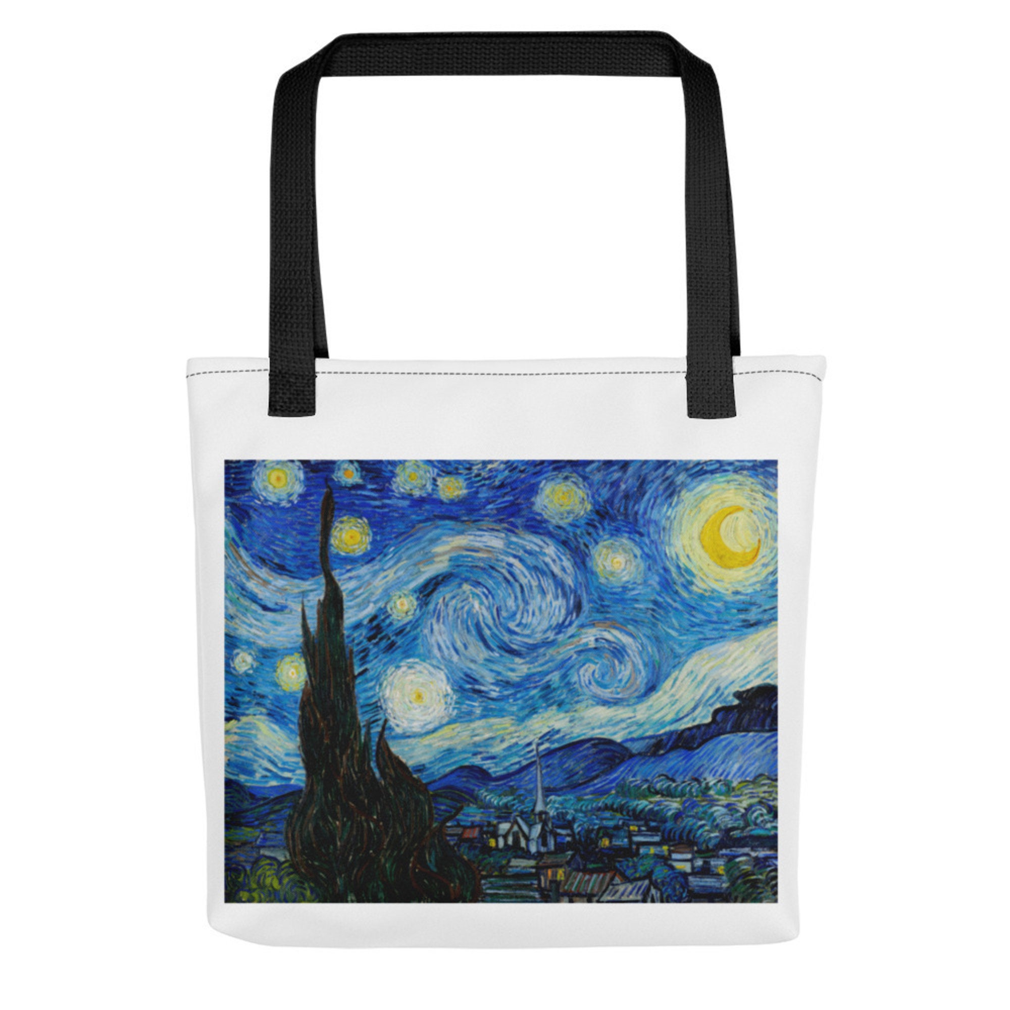 The Starry Night by Vincent Van Gogh Tote Bag - Etsy