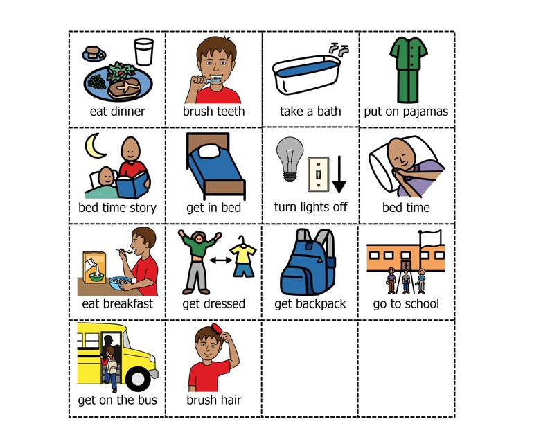 Visual Schedule - Etsy