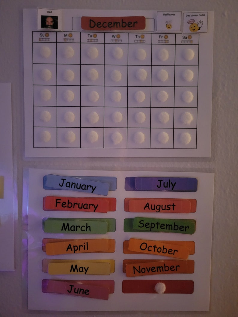 Monthly Calendar Visual - Digital Download - Etsy