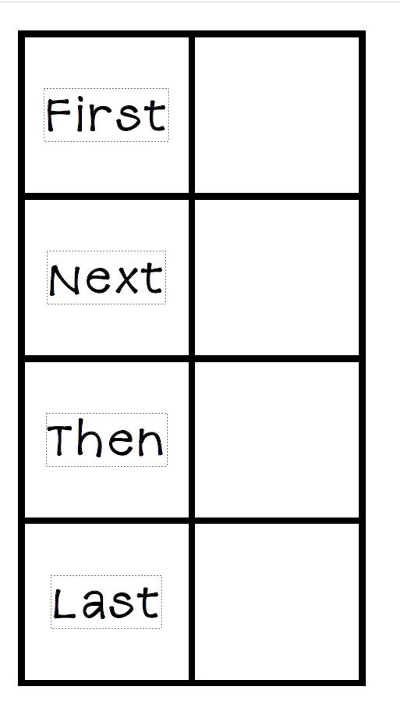 First/then Board: 3 Boards - Digital Download - Etsy
