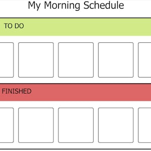 Daily Visual Schedule Cards PRINTABLE Visual Aids for Behavior ...