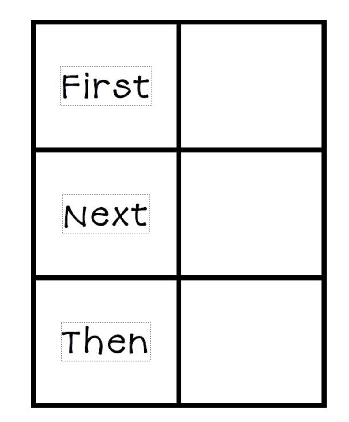 First/then Board: 3 Boards - Etsy