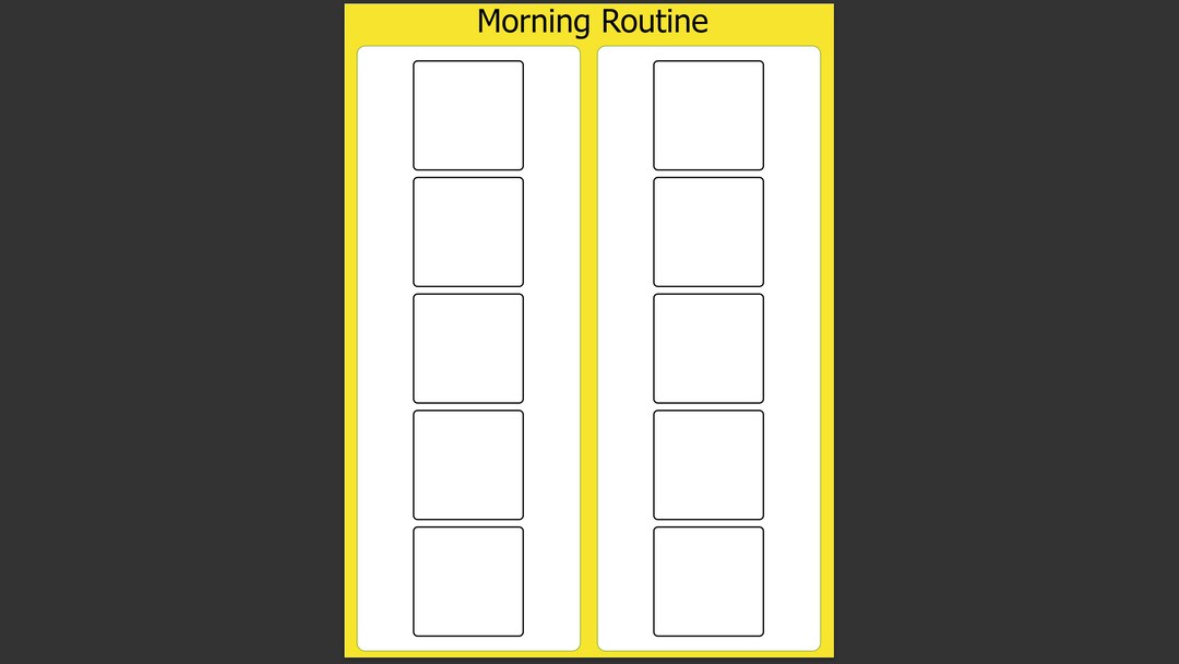Daily Routine Visual Supports - Etsy
