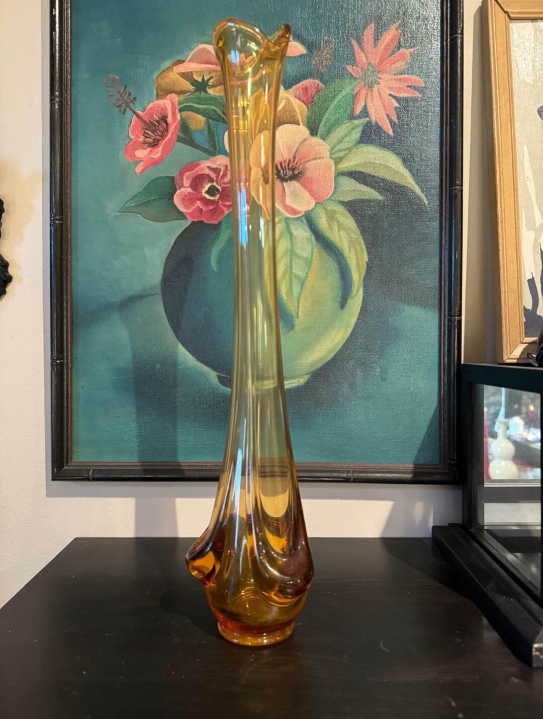 Viking Amber Drake Swung Vase - Etsy