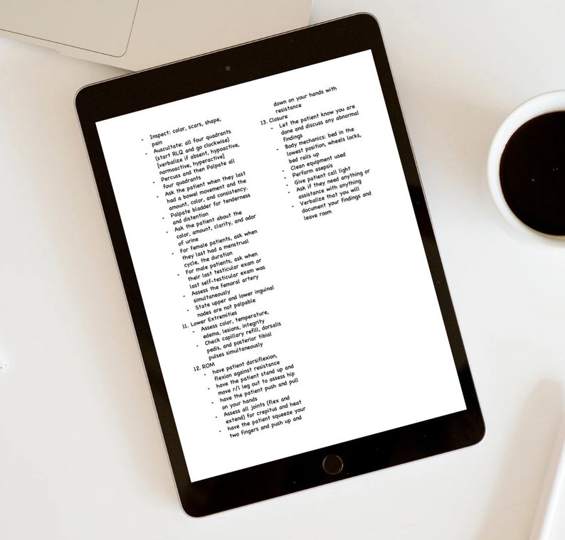 Nursing School Checklist Nursing Student Study Guide - Etsy