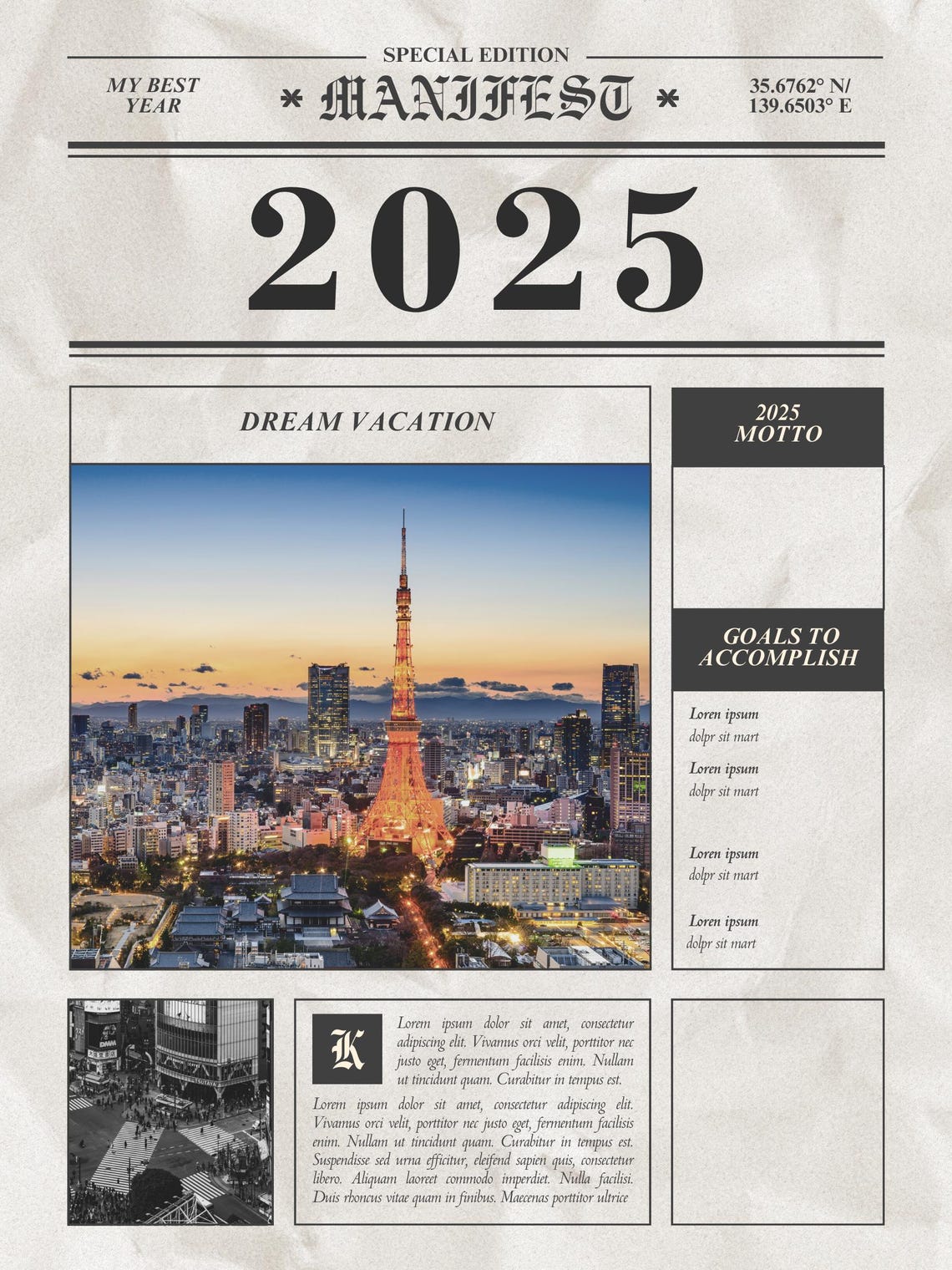 Newspaper Vision/mood Board - Etsy