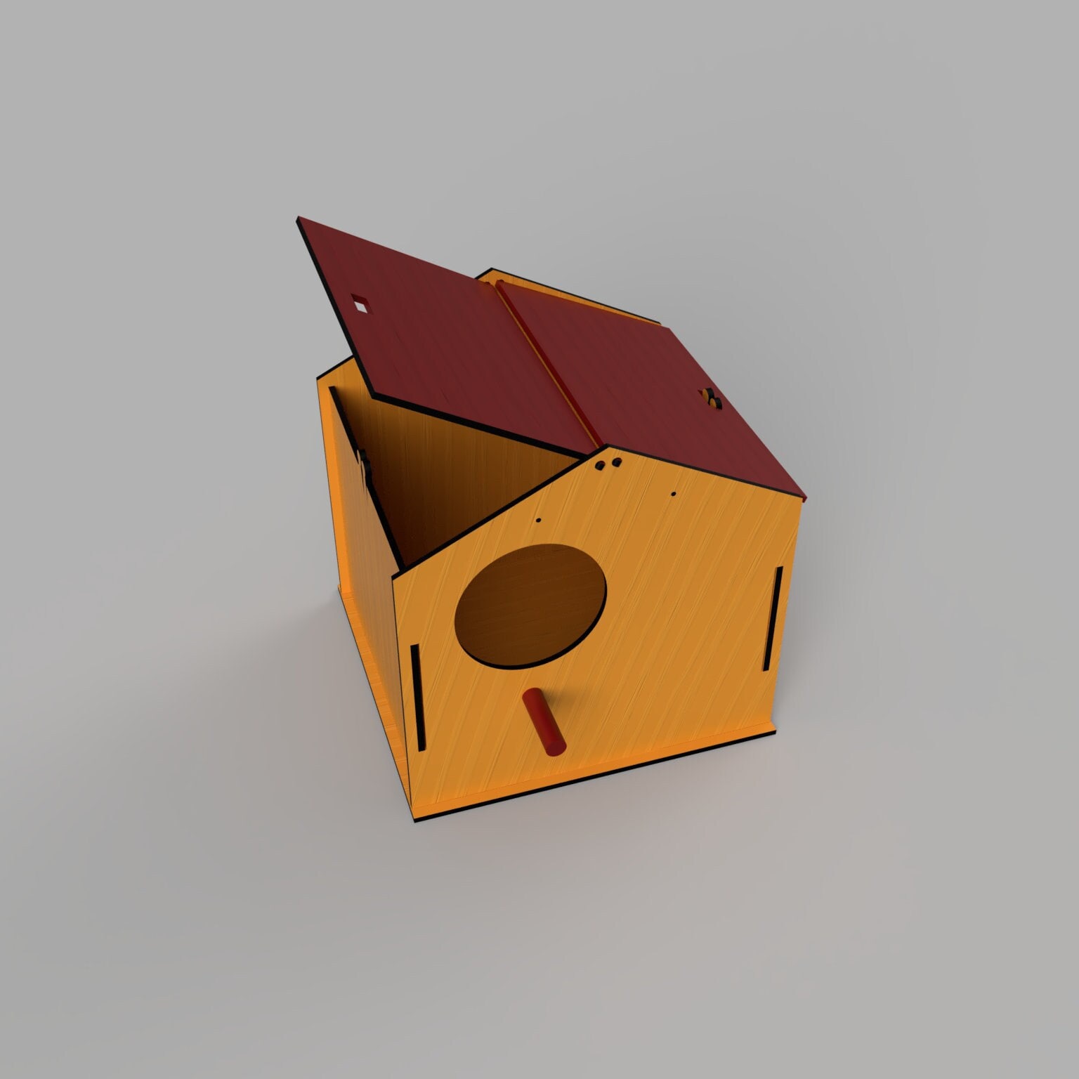 Laser Cut Bird House (nest) Digital Files : Ai, Dxf, Svg, Eps, Pdf - Etsy