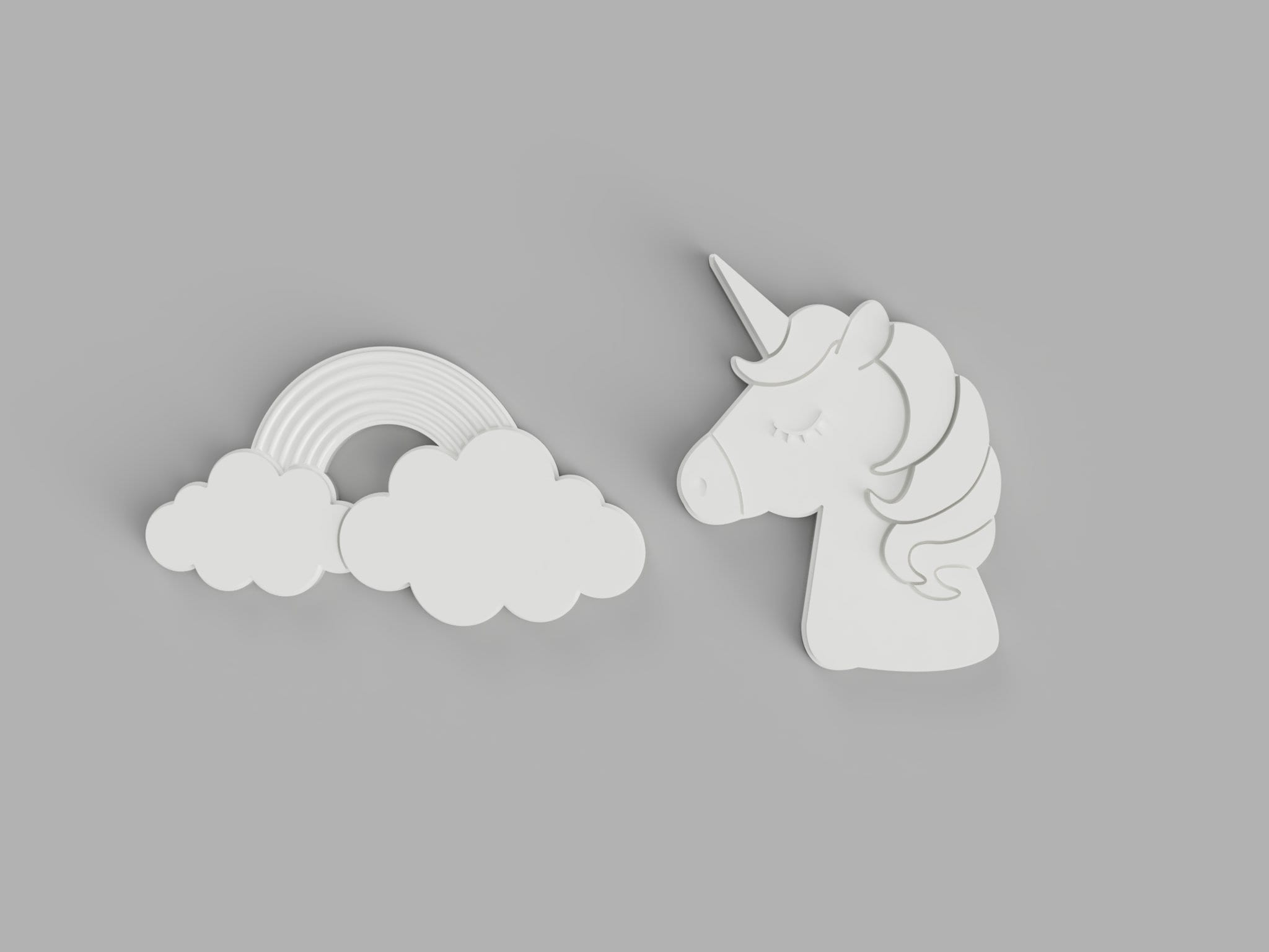 3D STL File: Unicorn - Etsy